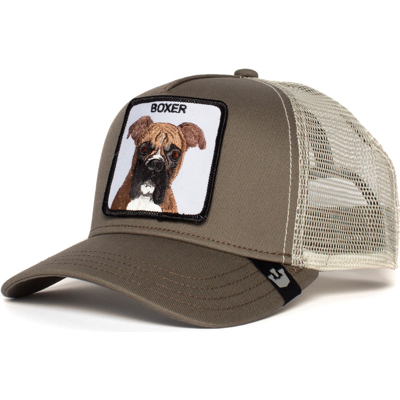 Gorra Trucker Gris Perro B xer Boxer De Goorin Bros Caphunters es Gorra Trucker Gris Perro B xer Boxer De Goorin Bros Caphunters es
